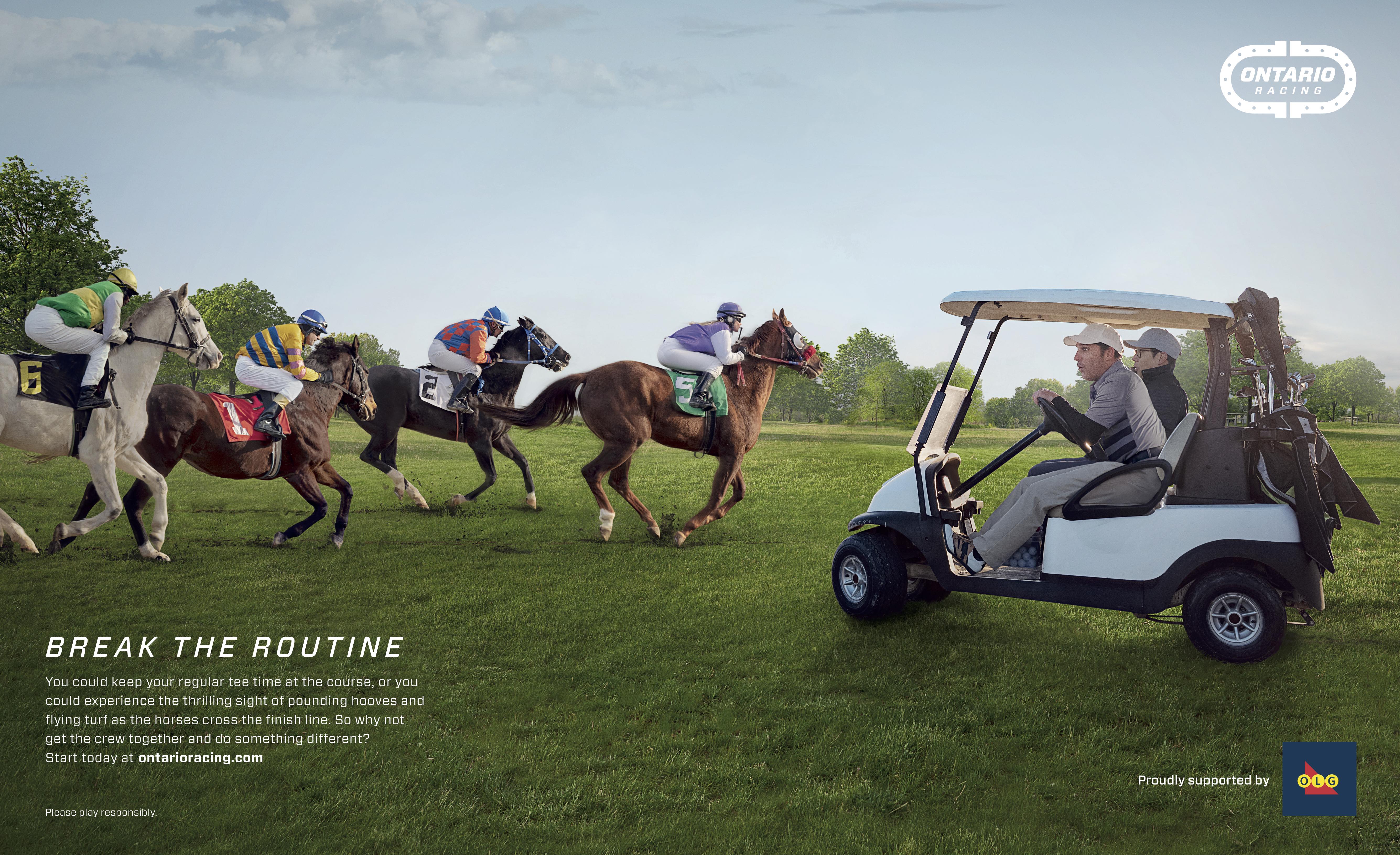 Ontario Racing aims to disrupt routine outings » Strategy