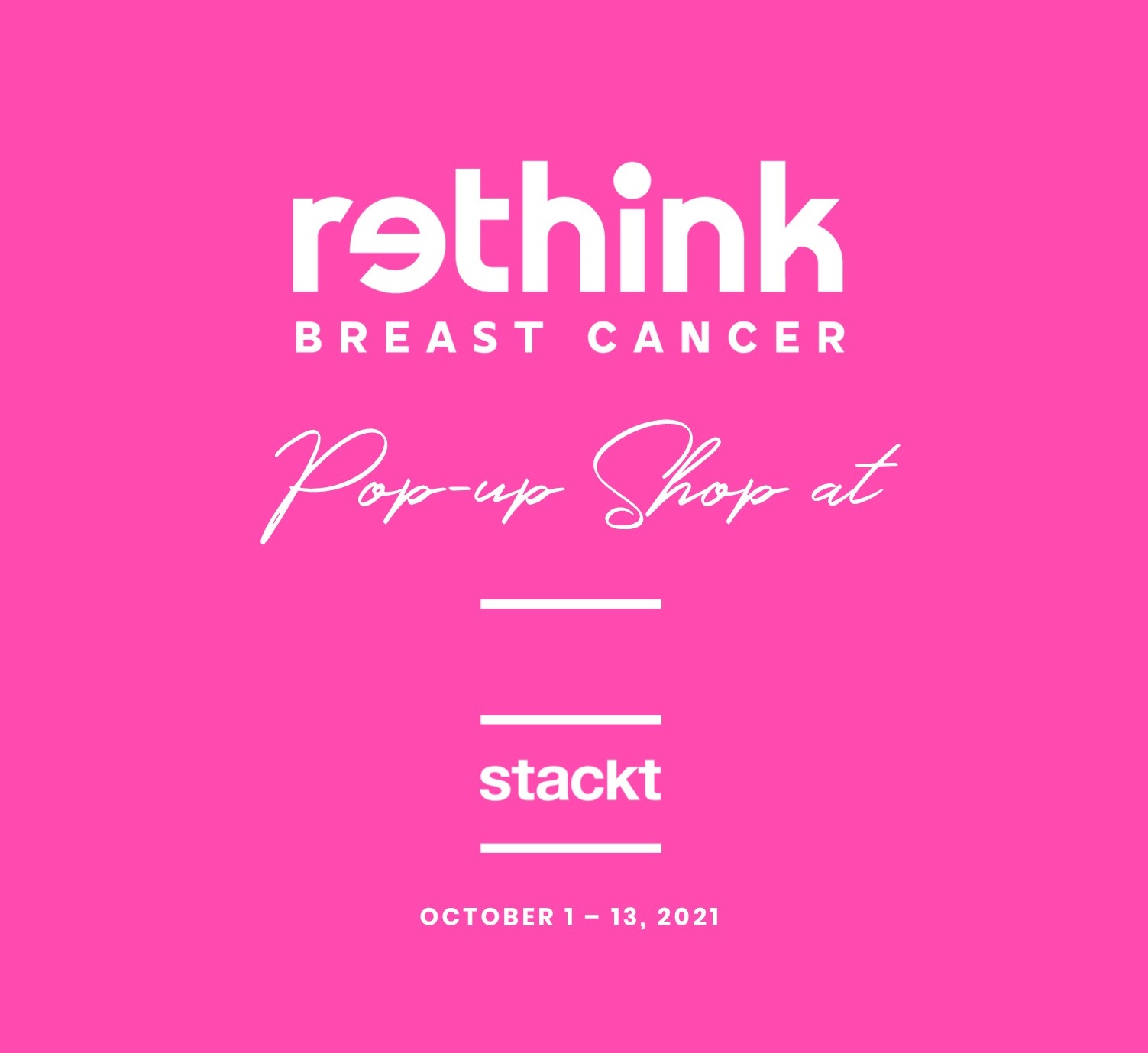 Rethink Breast Cancer debuts new look with a month of events » Strategy